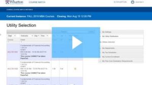 Course Match - MBA Inside